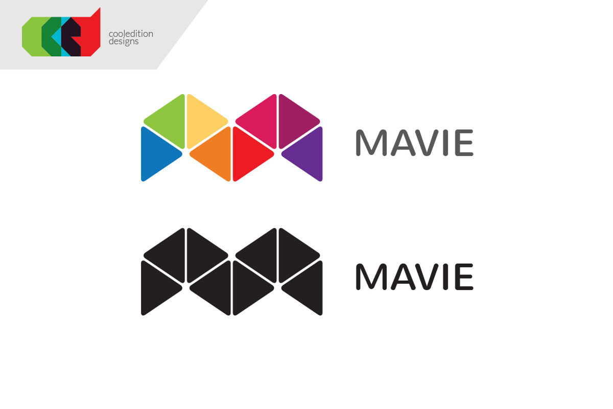 Mavie - Logo Template + Free BC, a Branding & Logo Template by Cooledition