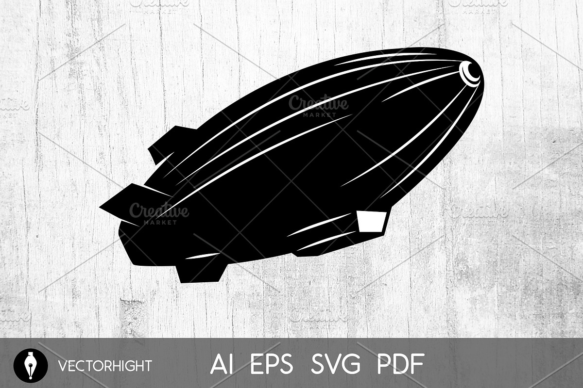 Set of aerostat illustrations, an Object Graphic by Vectorhight