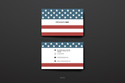 Presidents Day Business Cards | Business Card Templates ~ Creative Market