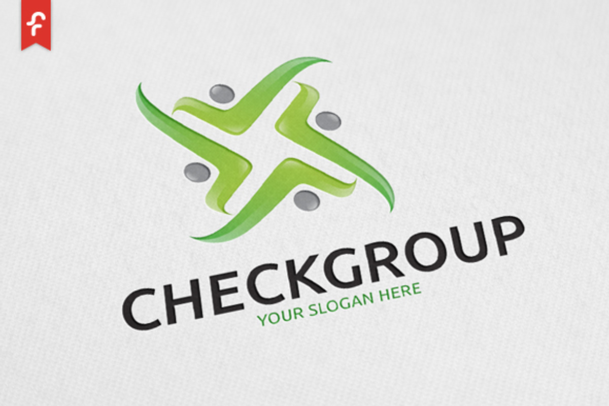 Check Group Logo, a Branding & Logo Template by ft.studio