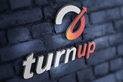 Turn Up Logo, an Illustration by dklipi