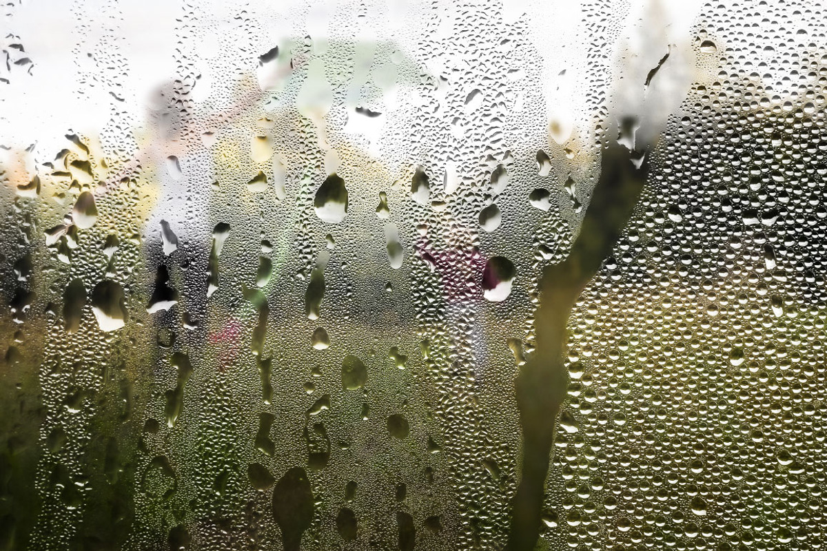 Foggy, Rainy Window Photoshop Action, an Action Add-On by designvillage