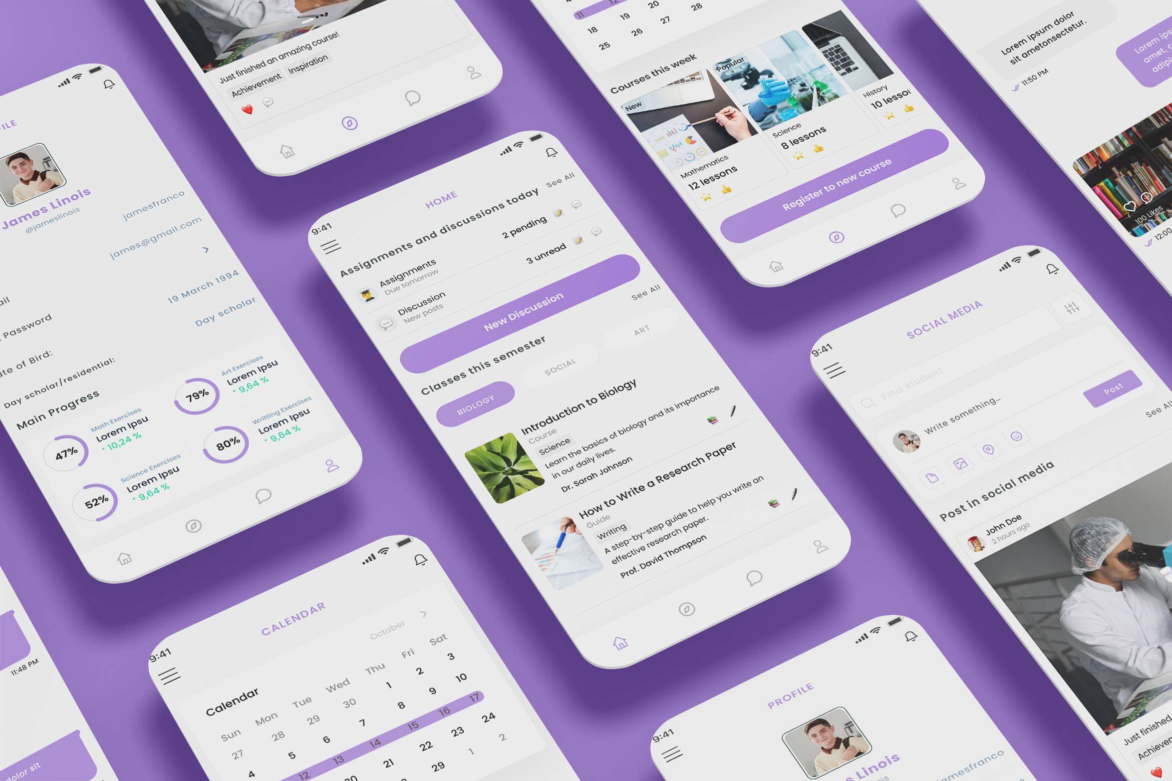 Student Social Media Network & discussions App