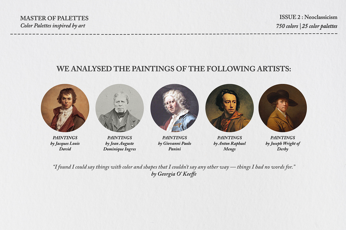 Neoclassicism Color Palettes | Creative Market