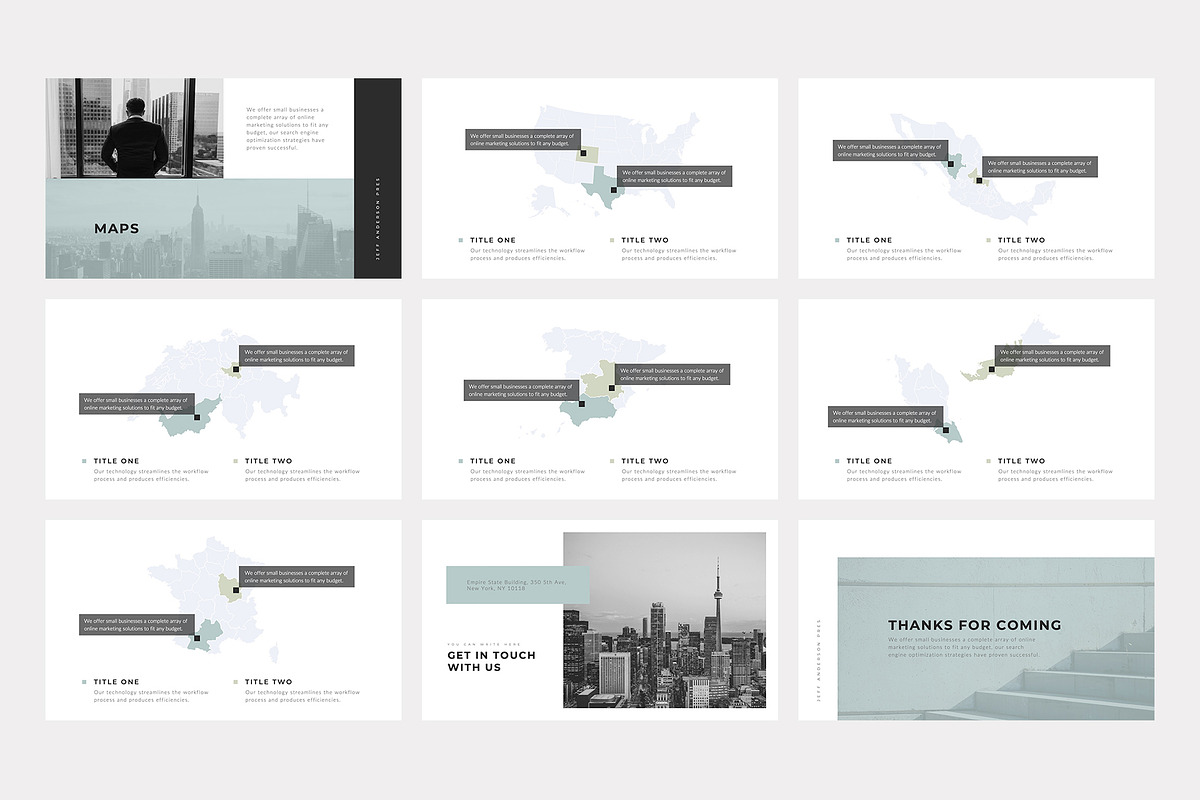 SMPL Minimal PowerPoint Template, a Presentation Template by slidequest