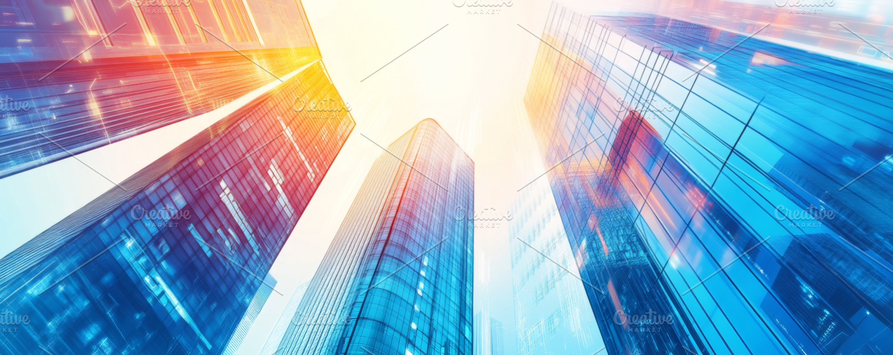 Reflective Glass Buildings in Sunlight, an Abstract Photo by Natalia ...
