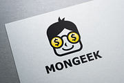 Money Geek Logo Template, a Branding & Logo Template by Heavtryq Design