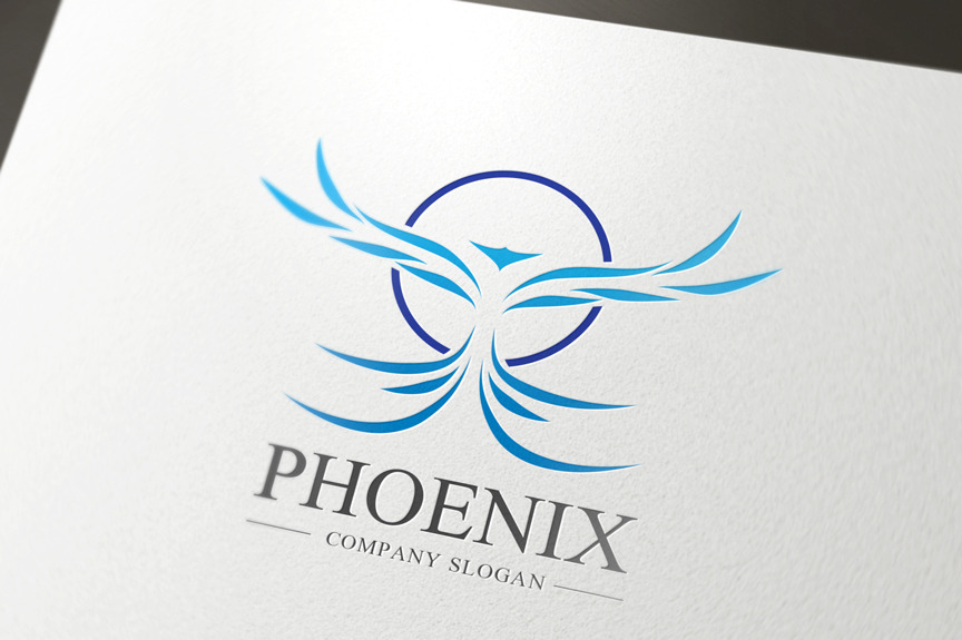 Blue Phoenix, a Branding & Logo Template by Vectorwins Premium Shop