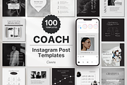Coach Instagram Post Templates Canva