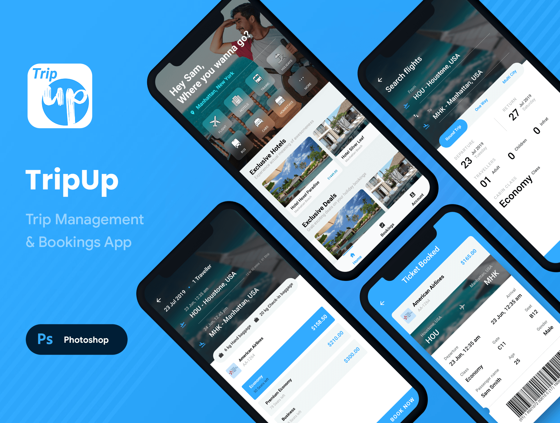 Trip App| Ticket Booking App| TripUp