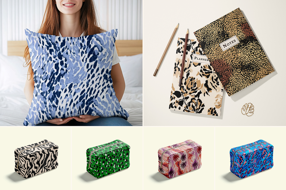 Animal Abstract Patterns - part 3, a Pattern Graphic by Ninterints
