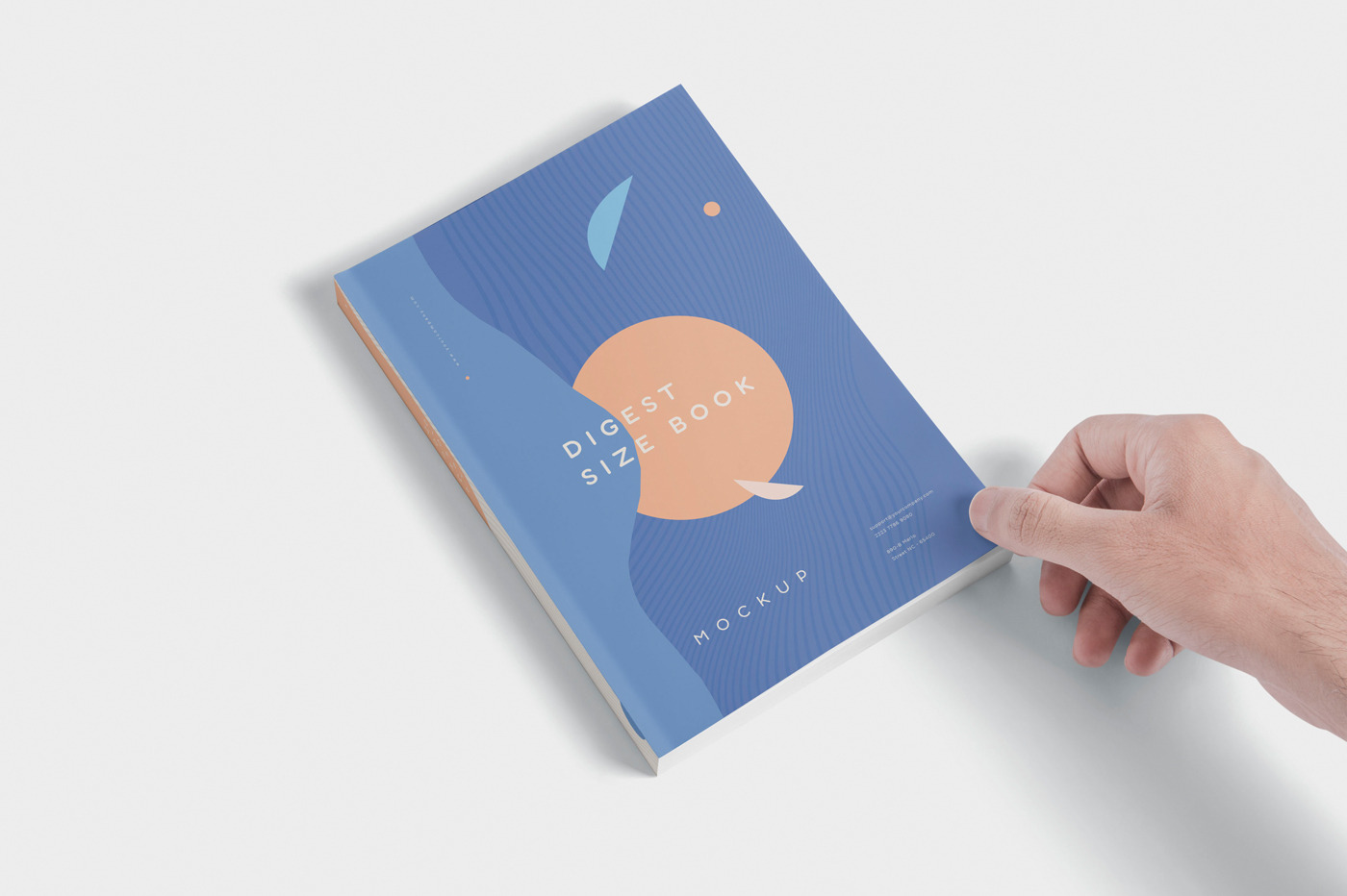 Digest Size Book Mockups, a Books & Magazine Mockup by GfxFoundry