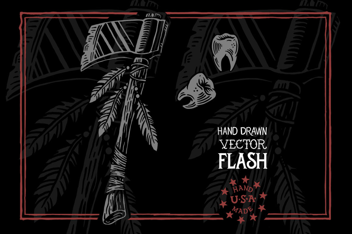 Hatchet Flash, an Illustration by Straw Castle
