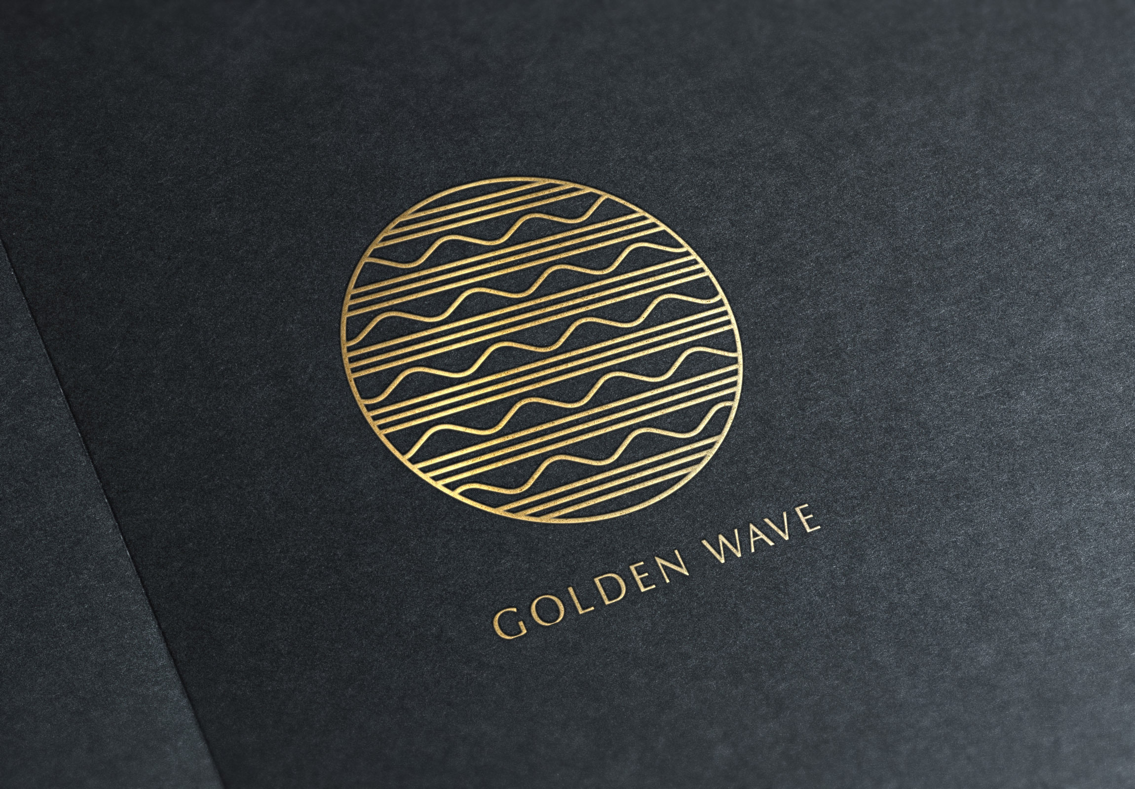 Golden Wave Logo, a Branding & Logo Template by Michael Rayback Design
