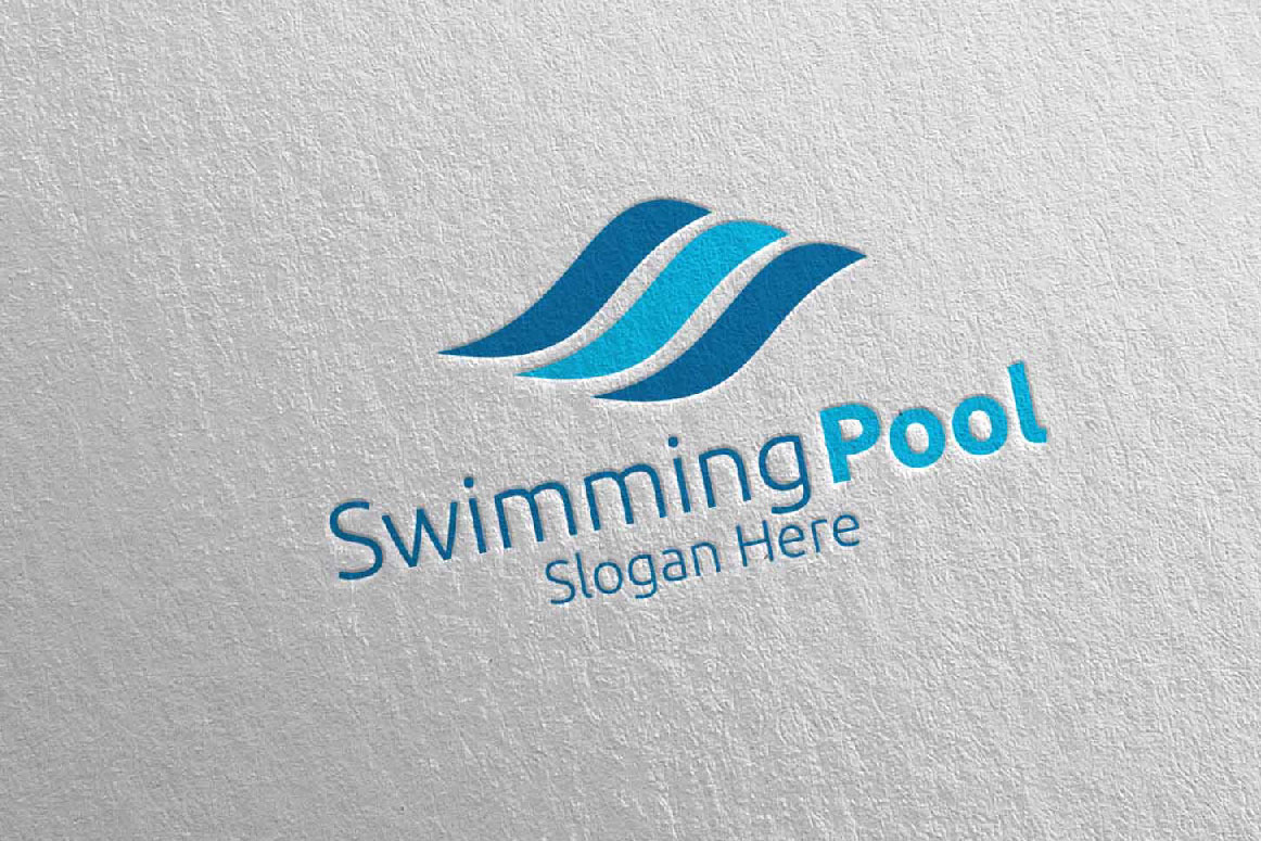 Swimming Pool Services Logo 6, a Branding & Logo Template by denayunebgt