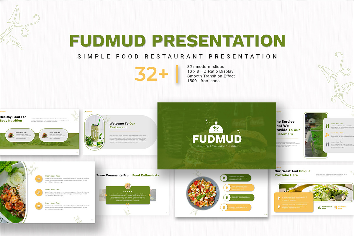 Simple Food Restaurant Presentation