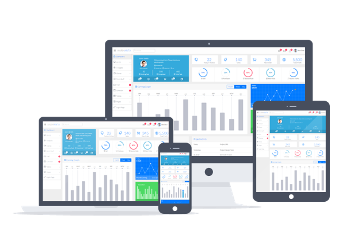 Karmanta-Responsive Admin Template, a Bootstrap Template by BootstrapStar