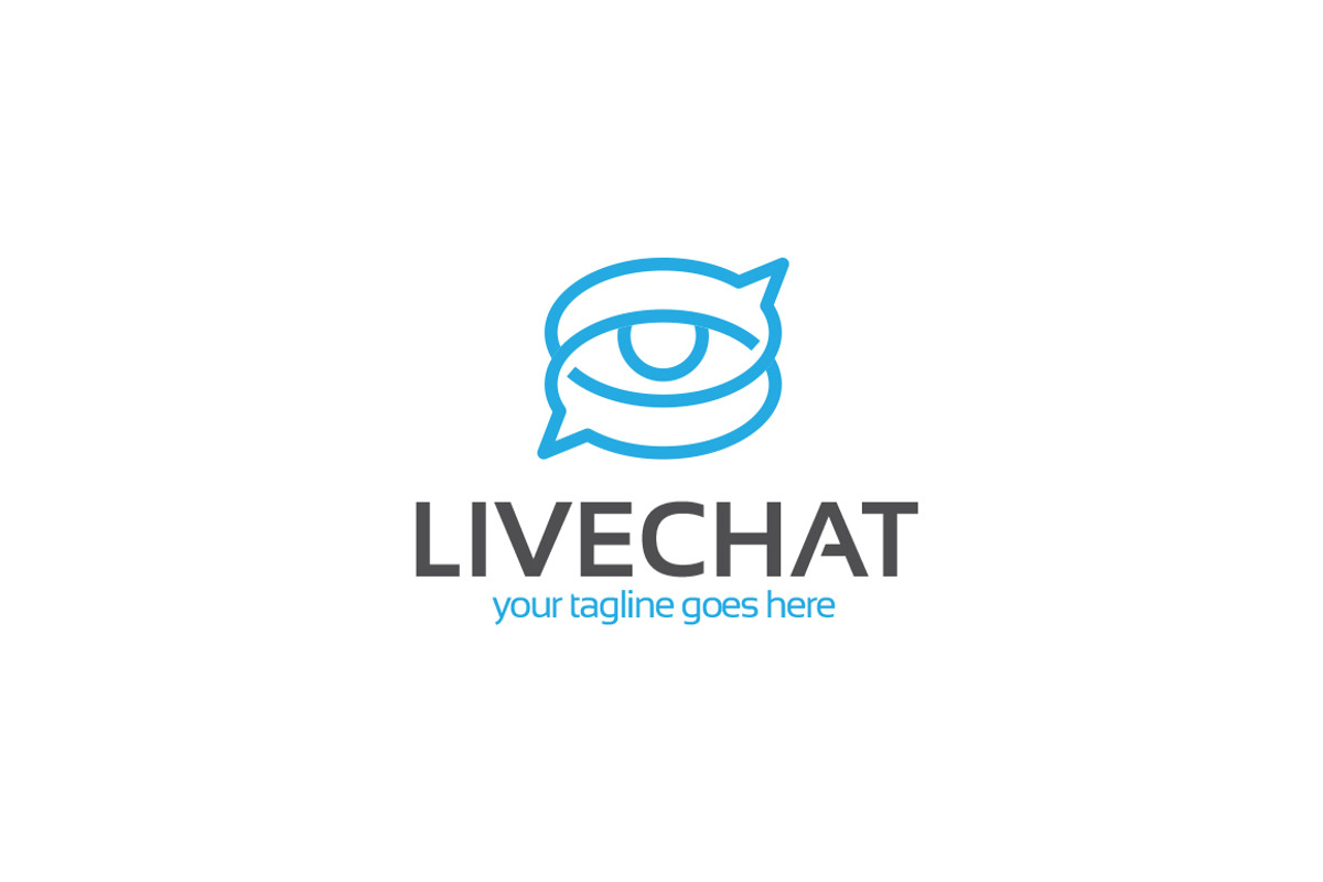 Live Chat Logo, a Branding & Logo Template by CAIRON CREATIVESTUDIO