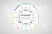 Octagon Unity Infographic, a Templates & Theme by h.utomo
