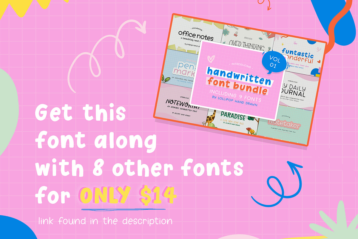 Funtastic Wonderful Font Duo, a Font by Lollipop Hand Drawn