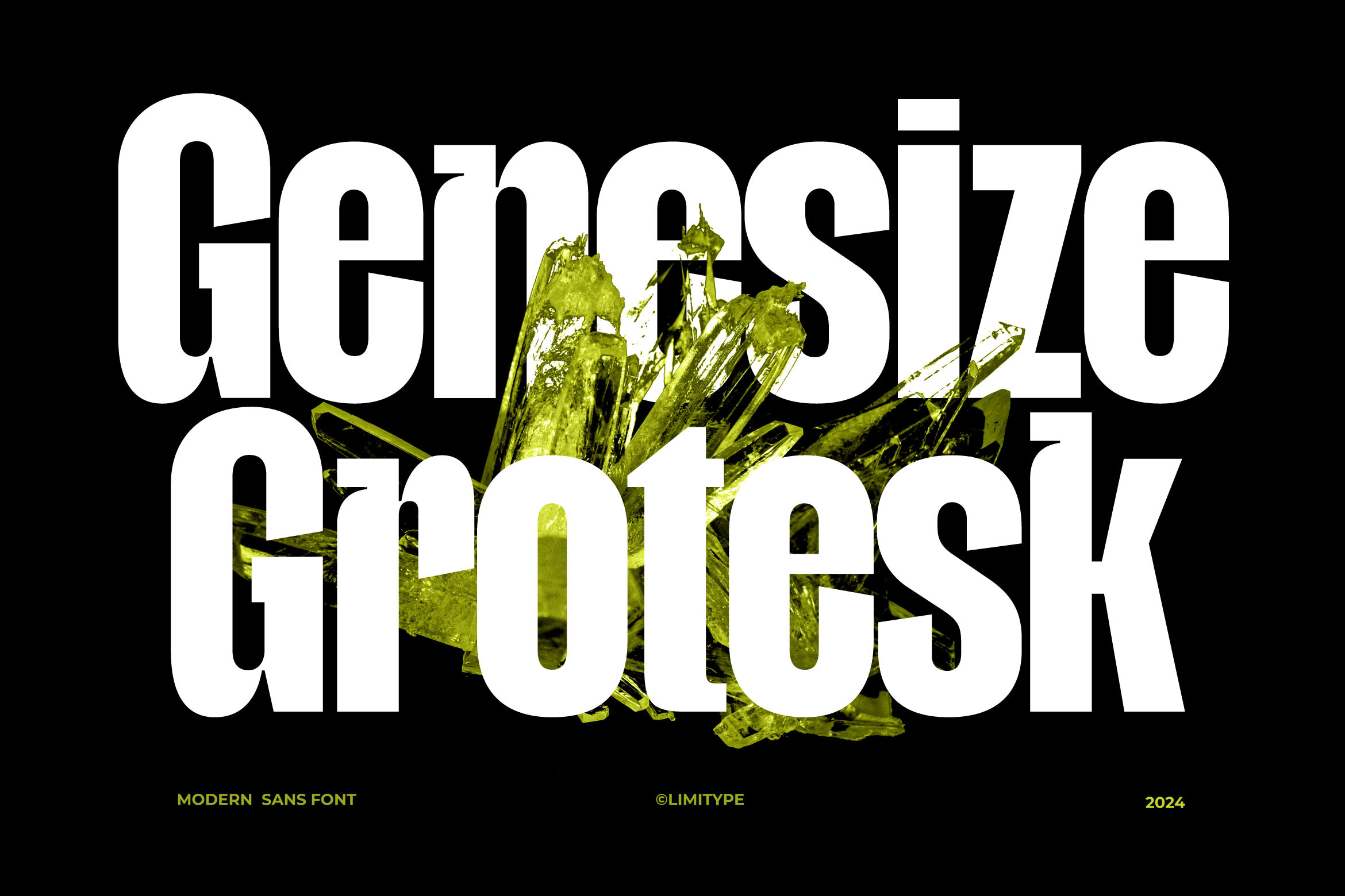 Genesize Grotesk - Condensed Font, a Sans Serif Font by limitype