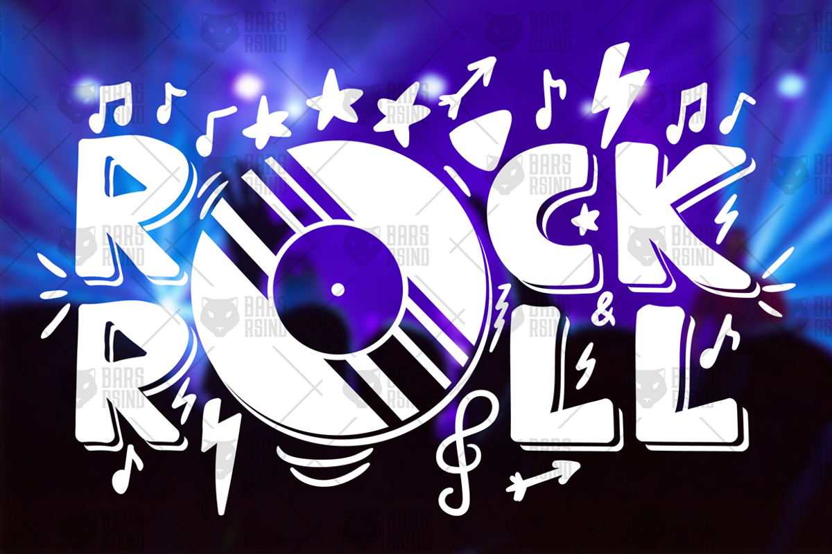 Rock 'n' Roll Overlay, an Illustration by barsrsind