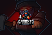 Gangsta - Mascot & Esport Logo, a Branding & Logo Template by AQR Studio