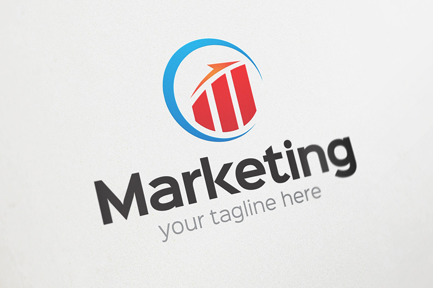 Marketing Arrow Logo, a Branding & Logo Template by Arslan