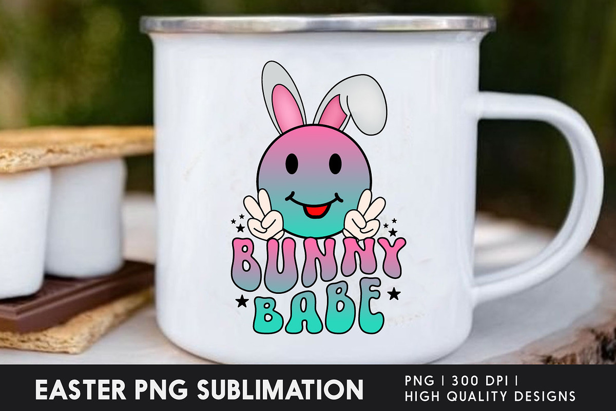 Easter Bunny Babe PNG Sublimation, a Graphic by craftartstudio