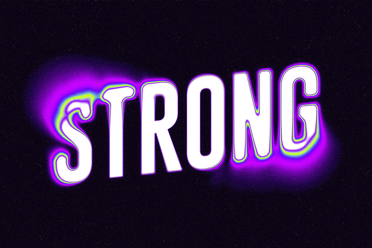 Gradient Blur Text Effect, a Layer Style Add-On by dokudokunomi