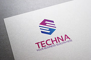 Techna Logo, a Branding & Logo Template by Fitra Noor