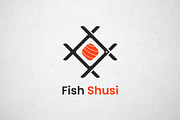 Fish Shusi Logo | Creative Market