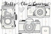 Vector Rustic cameras clipart | Illustrations ~ Creative Market