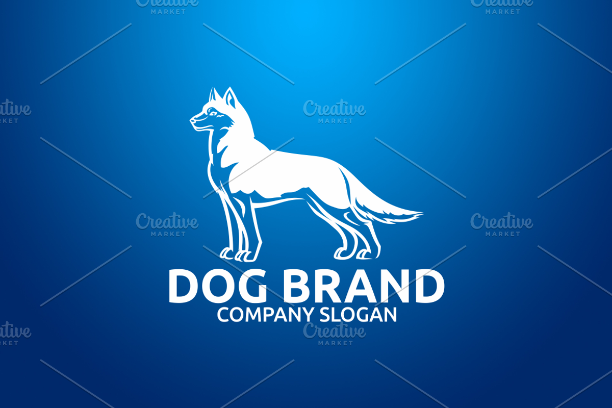 Dog Brand Logo, a Branding & Logo Template by Brandlogo