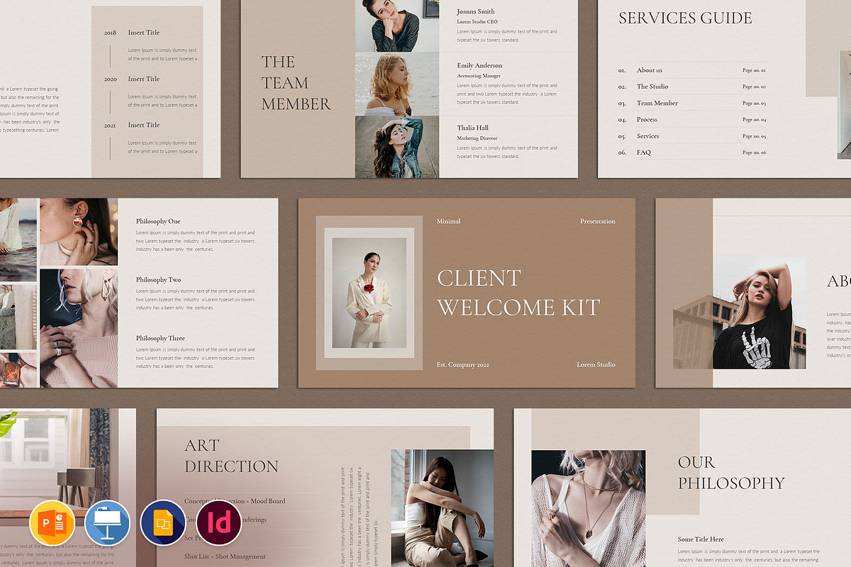 Client Welcome Kit Presentation, a Presentation Template by TemplatesForest