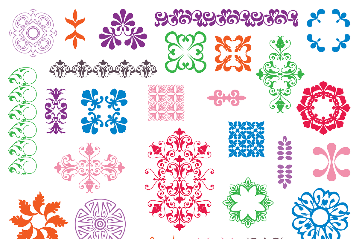 Design Elements 2 Photoshop Brushes, a Brush Add-On by PinkPueblo