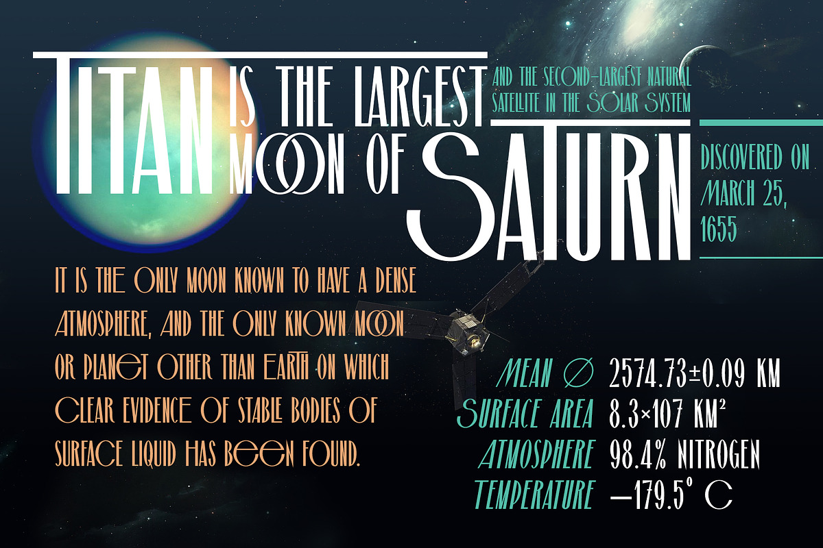 ST-Titan retro futuristic font, a Font by Shimanov Types