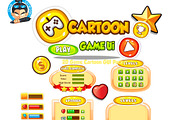 Cartoon Game Ui Set 07, an Illustration by DionArtworks