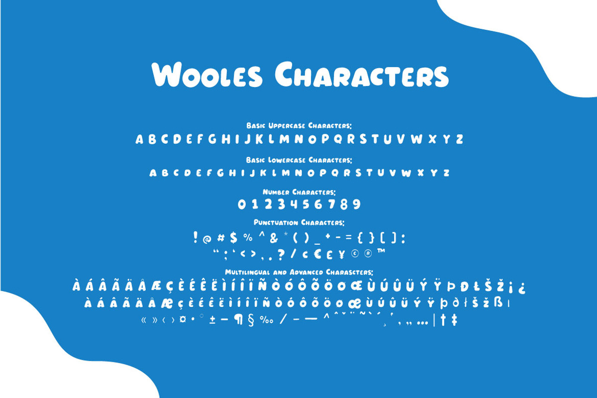 Wooles - Display Cartoon Font, a Font by Mightyfire