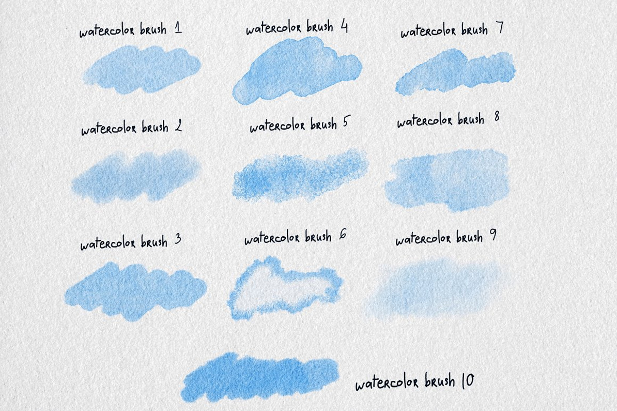 Elixir Watercolor Procreate Pack, a Brush Add-On by ArtbyHien