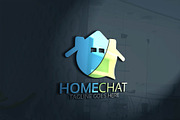 Home Chat Logo, a Branding & Logo Template by Josuf Media | Creative Market