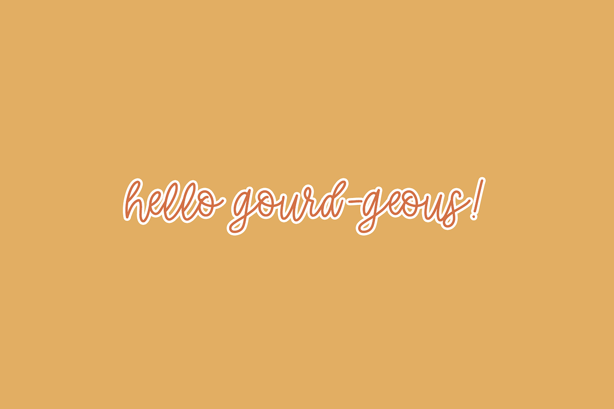 Hey Pumpkin Script Font, a Script Font by Beck McCormick