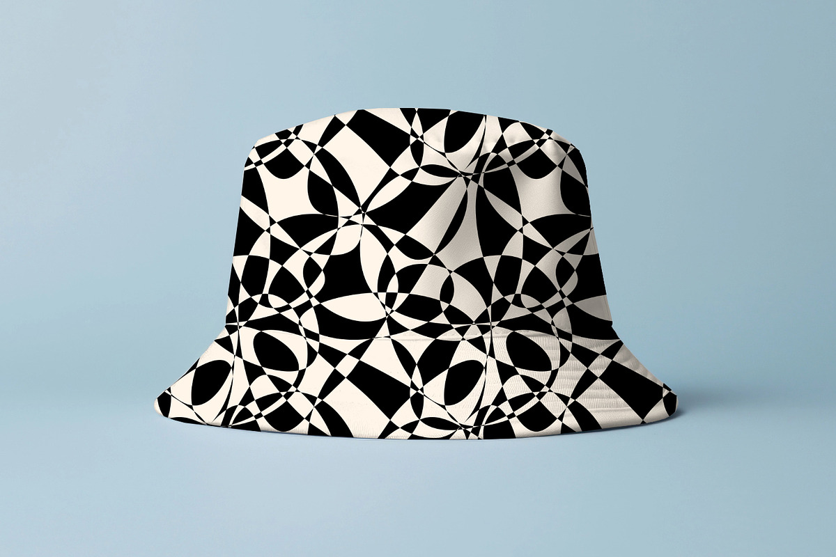 Monotone Geometric Pattern, a Texture Graphic by MalyskaStudio