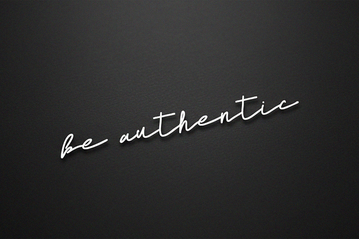 Worthy Monoline Signature Font