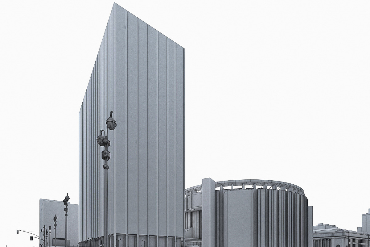 Madison Square Garden, an Architecture 3D Model by 3DNUTS