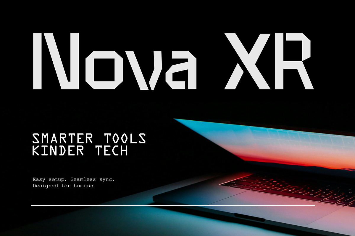 Tronx - Modern Futuristic Stencil, a Sans Serif Font by Imoodev