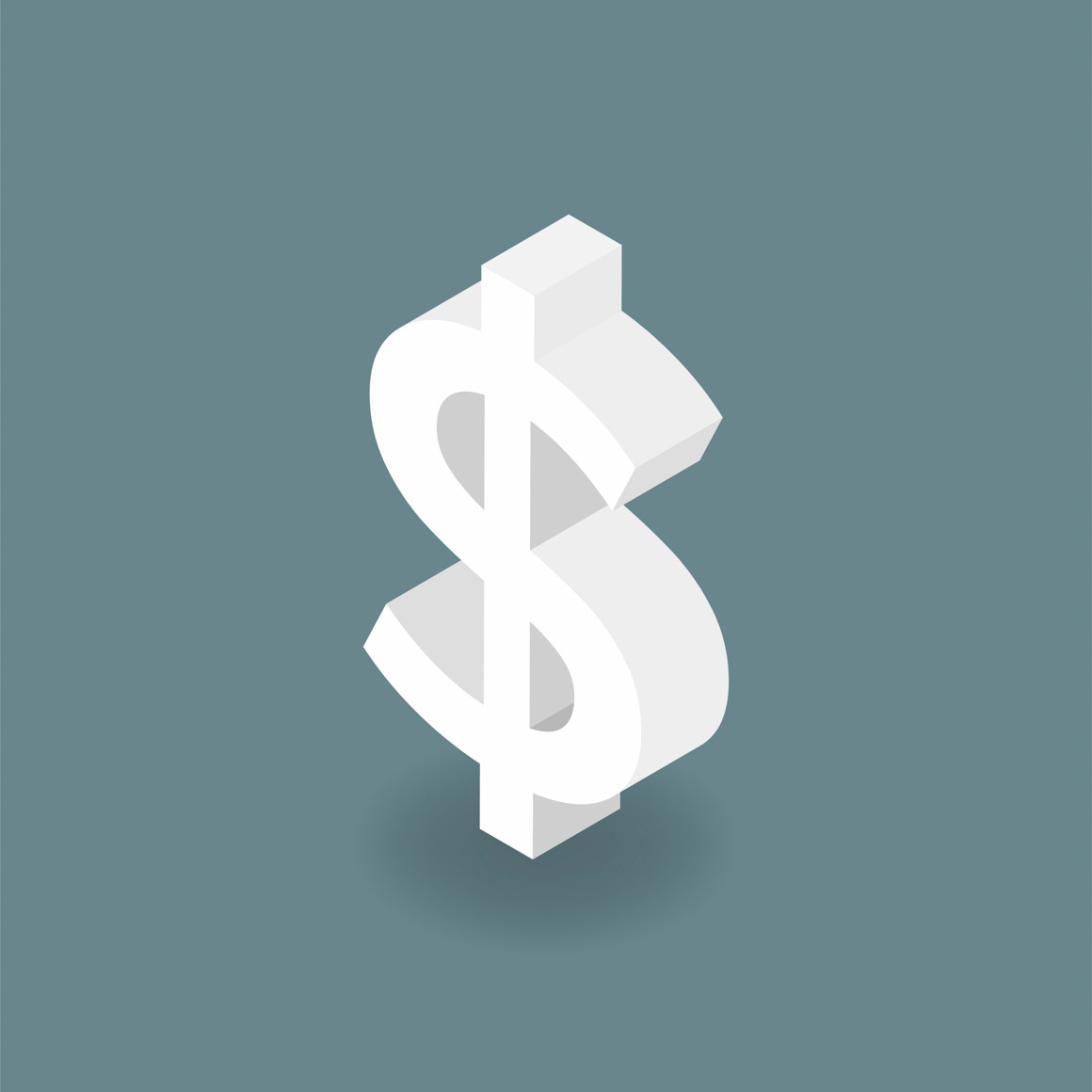Vector icon of dollar sign icon, a Graphic by rawpixel