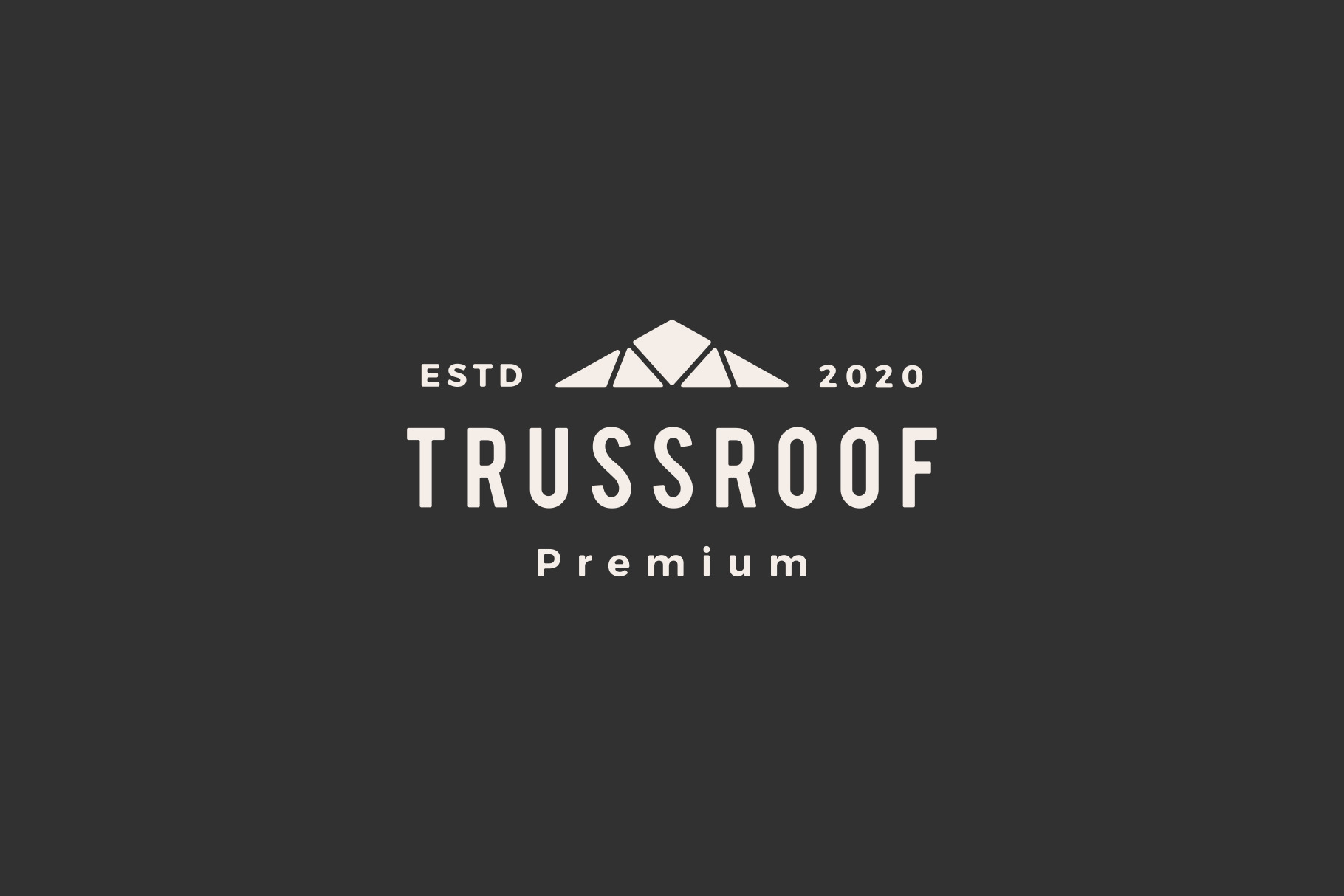 truss roof hipster vintage logo | Branding & Logo Templates ~ Creative ...