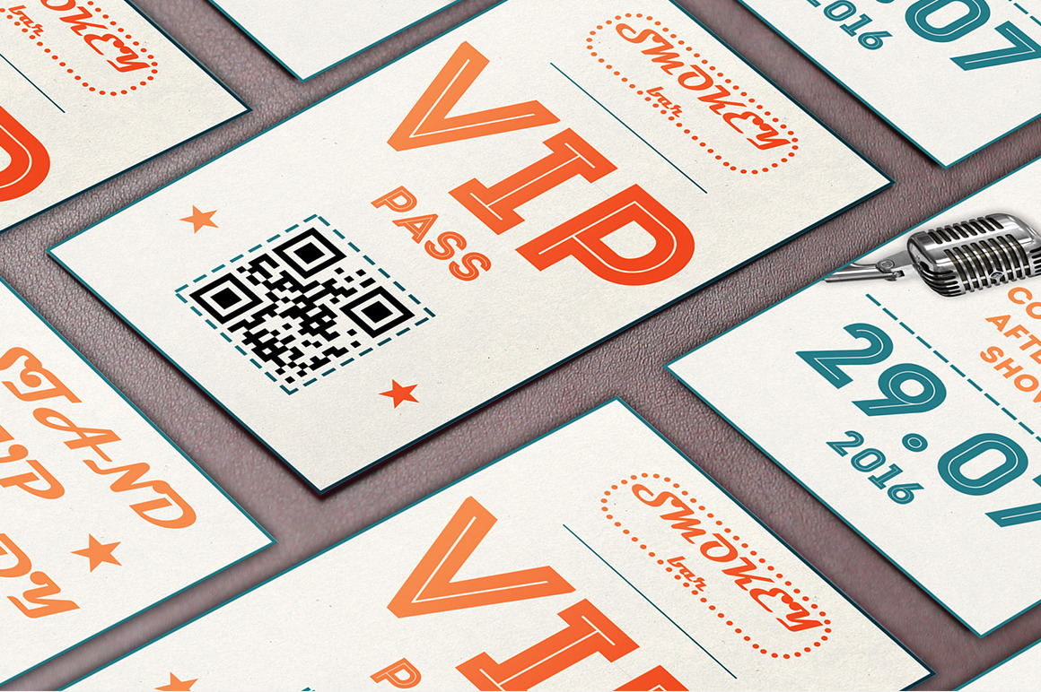 Multipurpose VIP pass card, a Card Template by Konakchiev