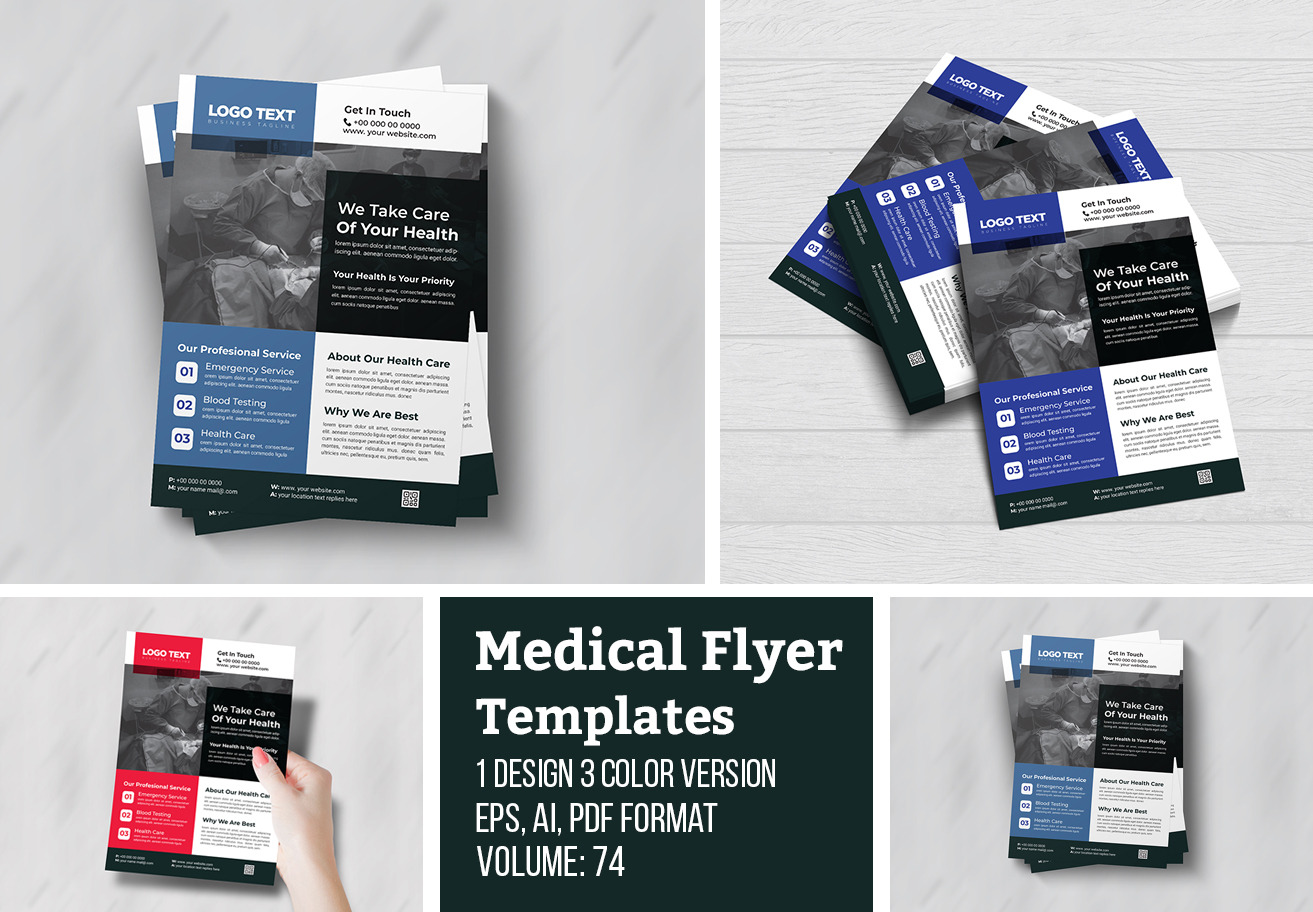 Healthcare Flyer Template, a Flyer Template by MRI STUDIO
